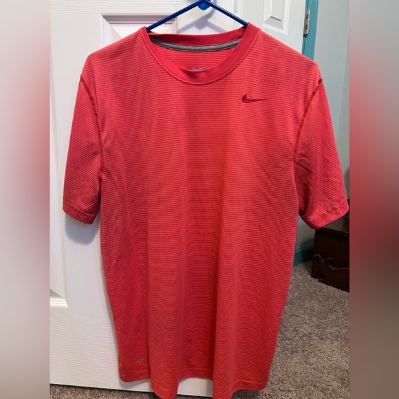 Nike | Shirts | Mens Nike Drifit Red Shirt | Poshmark